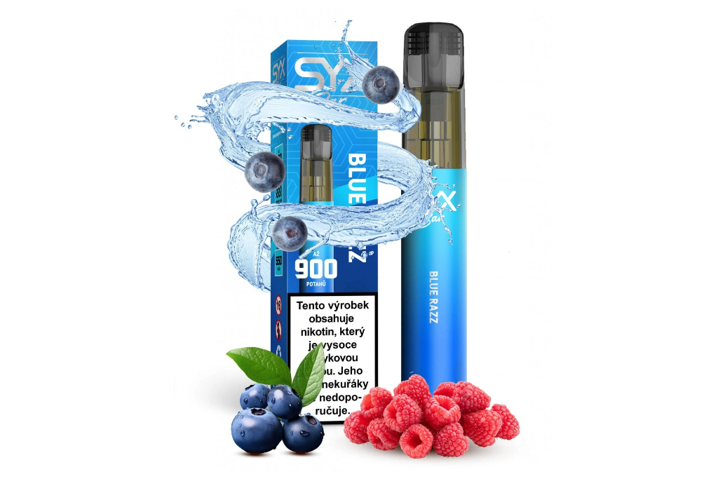 SYX BAR BLUE RAZZ 16,5 mg/ml 5ks | Jednorázová elektronická cigareta